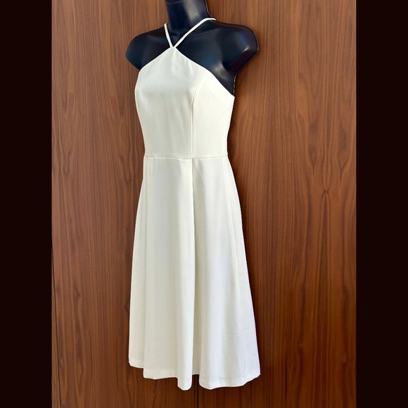 Cynthia Steffee | Dresses | Stunning Simple Cream White Dress | Poshmark